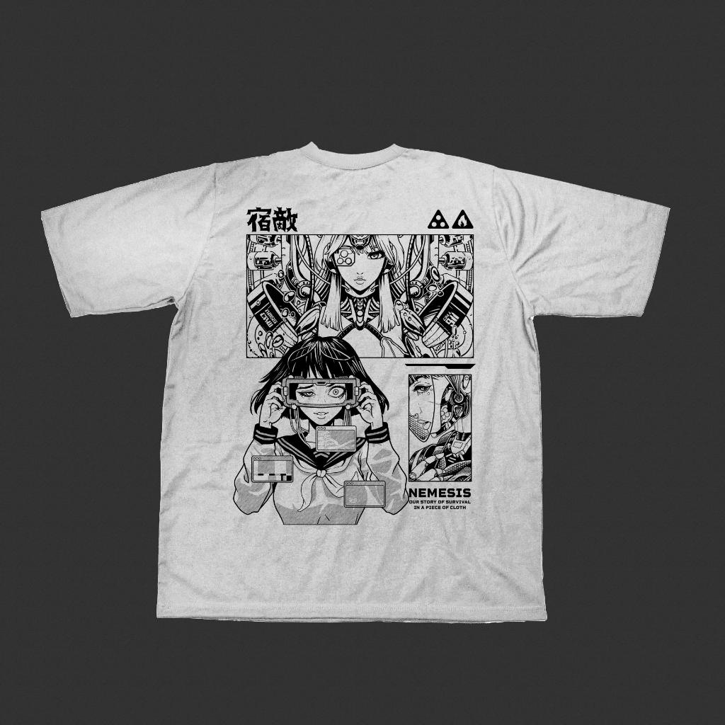 OPTIC FUSION - NEMESIS ARTWEAR - GRAPHIC TEE - OVERSIZED - BOX FIT ...