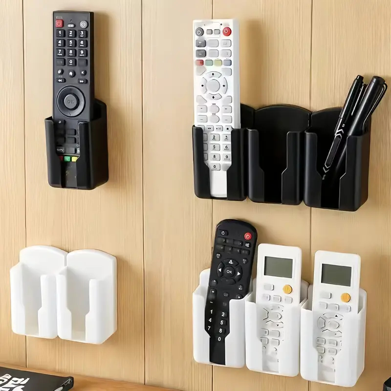 Universal Wall Remote Control Holder, White Air Conditioner Remote ...
