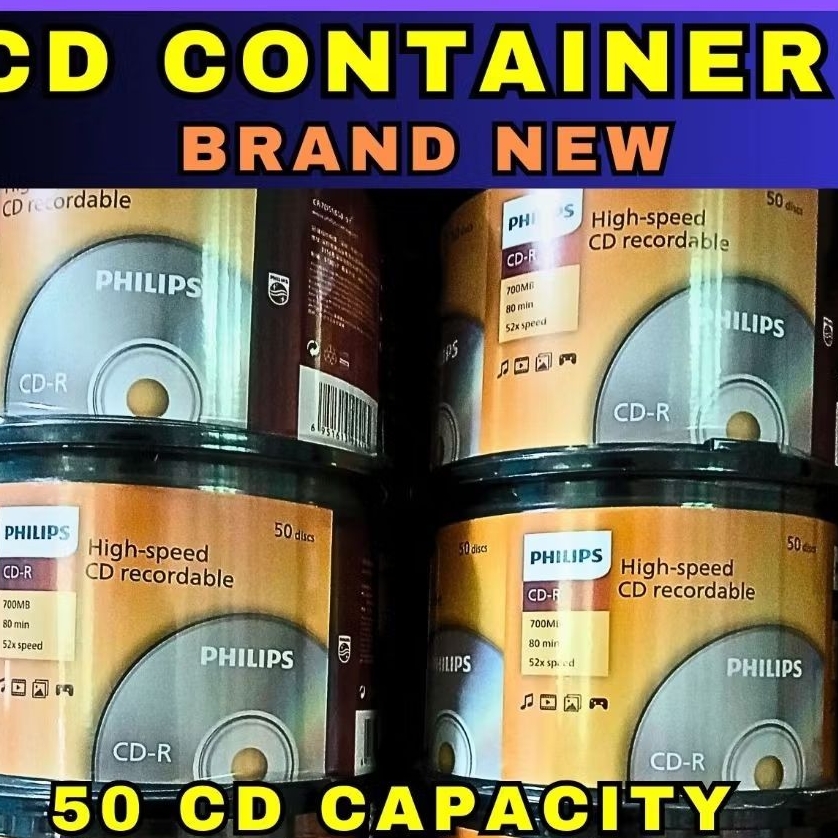 6 PCS BUNDLE BRAND NEW CD Cake Box Container CD Spindel Empty for CD ...