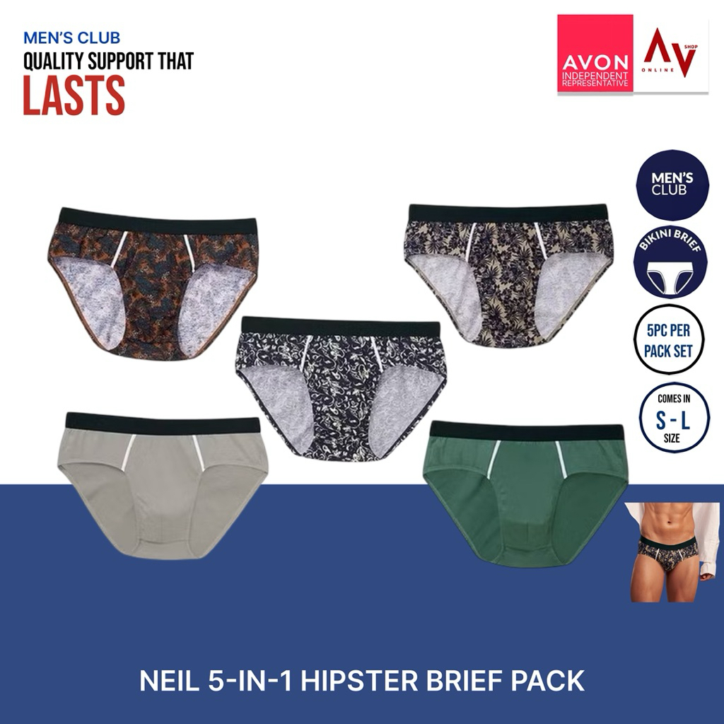 AVON Neil 5in1 Hipster Brief Pack | Shopee Philippines