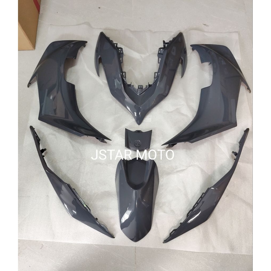 FAIRING SET / BODY KIT FOR AEROX V2 7pcs Cyan / power gray Yamaha ...