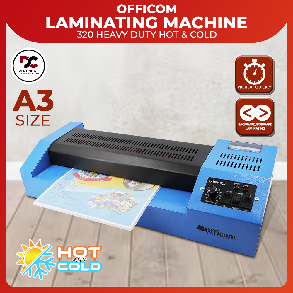 Laminator 320 HD A3 / A4 Laminating Machine HOT / COLD / REVERSE 220V ...
