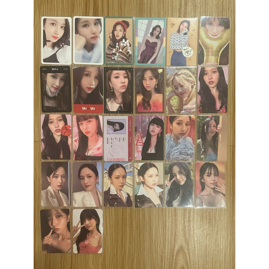 TWICE Mina Official Korean Album Photocards/POBs | Shopee Philippines