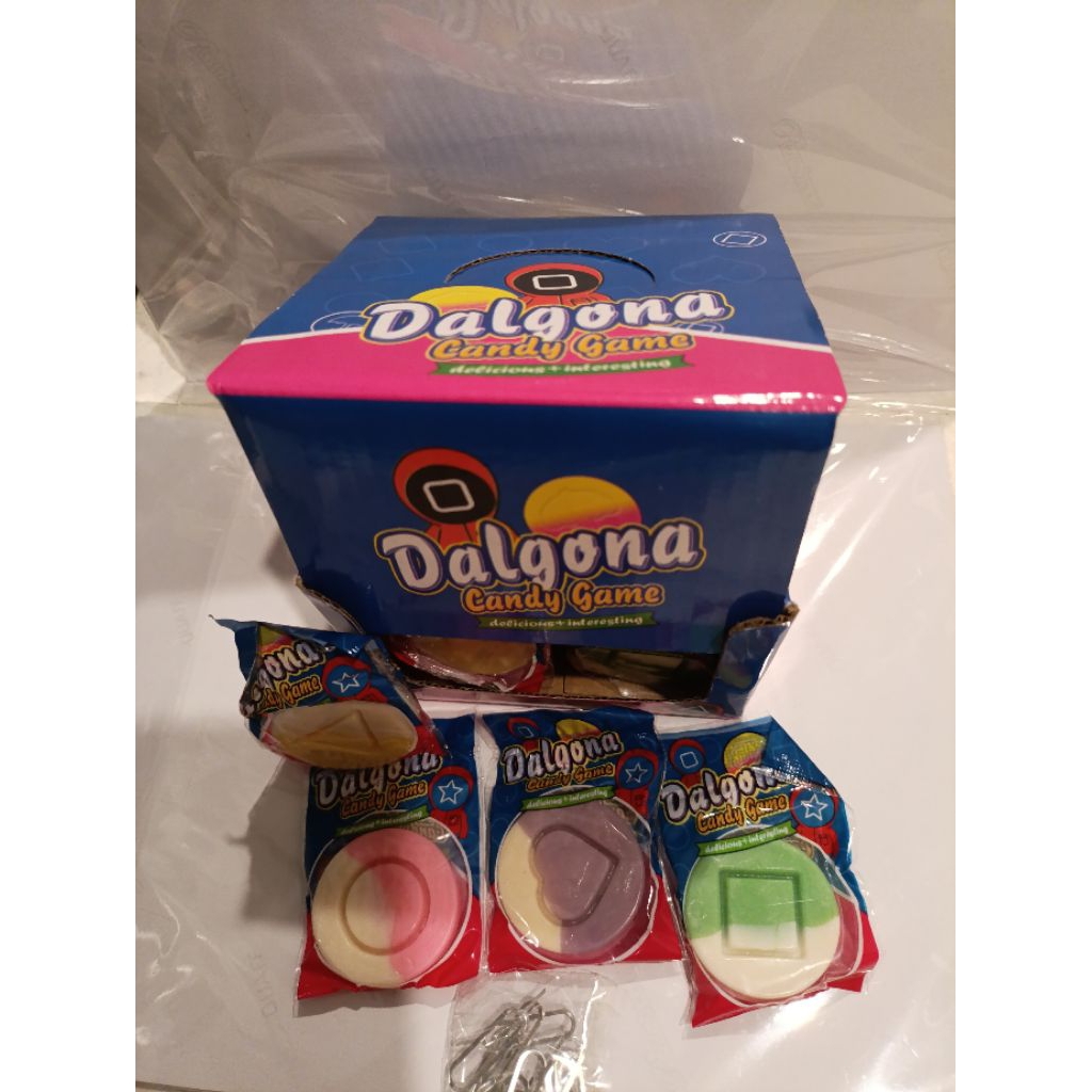 DALGONA candy GAME SUGAR COOKIES BUCKLE design 30 PCs/box| Lootbag ...