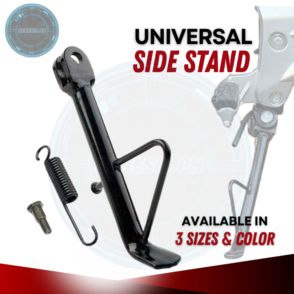 Genesis Motorcycle Side Stand With Bolts 16cm 18cm 20cm Universal ...
