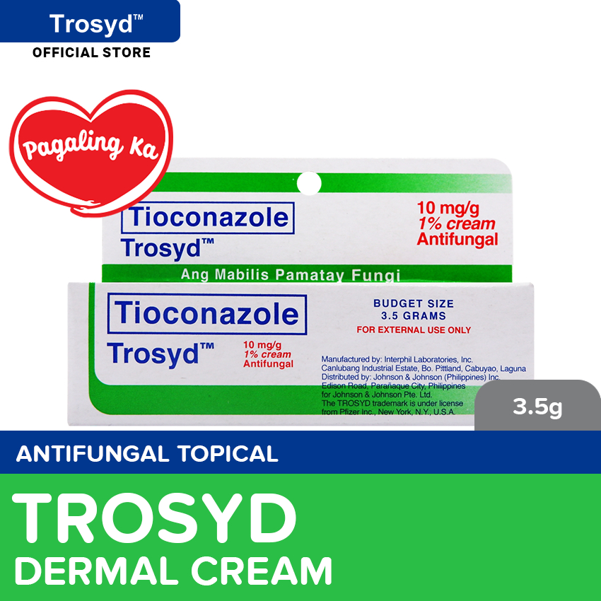 Trosyd Dermal Cream 3.5g : antifungal topical | Shopee Philippines