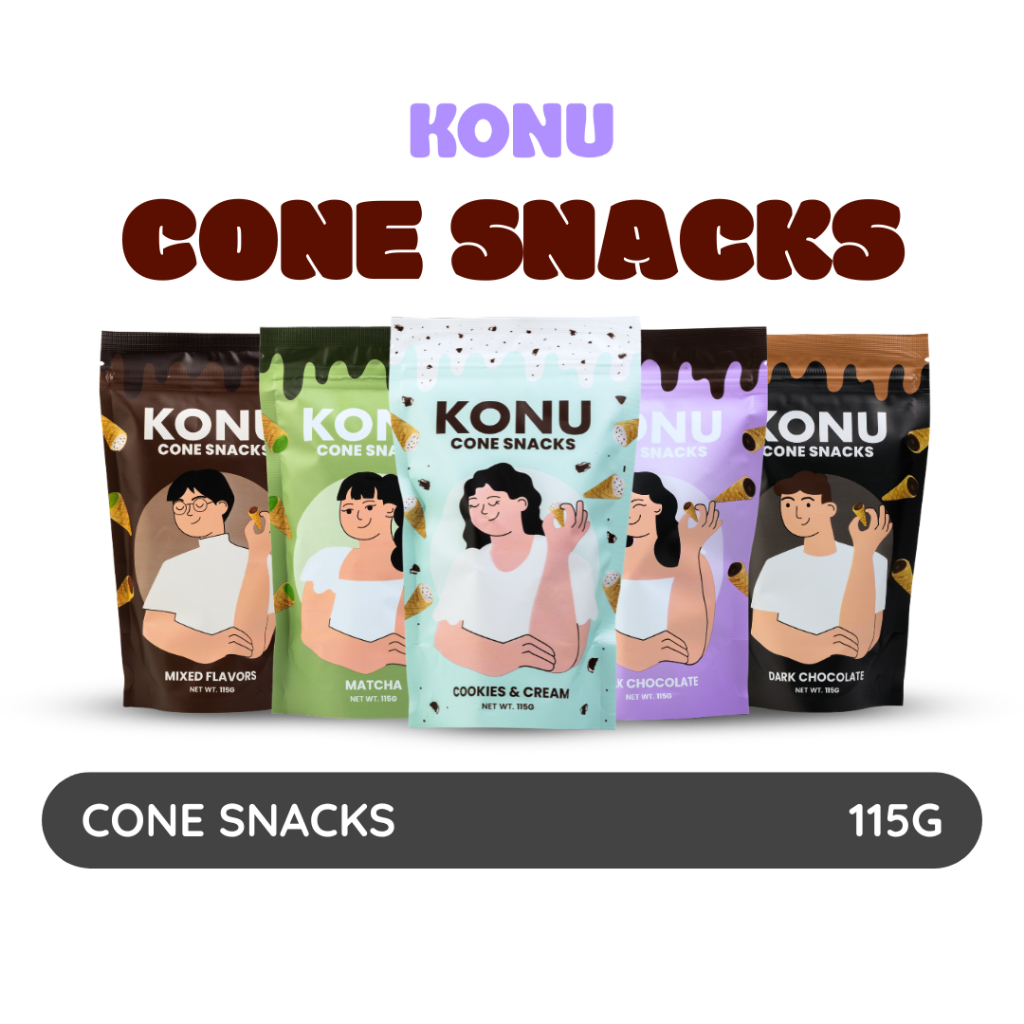KONU Cone Bites Snack | Shopee Philippines