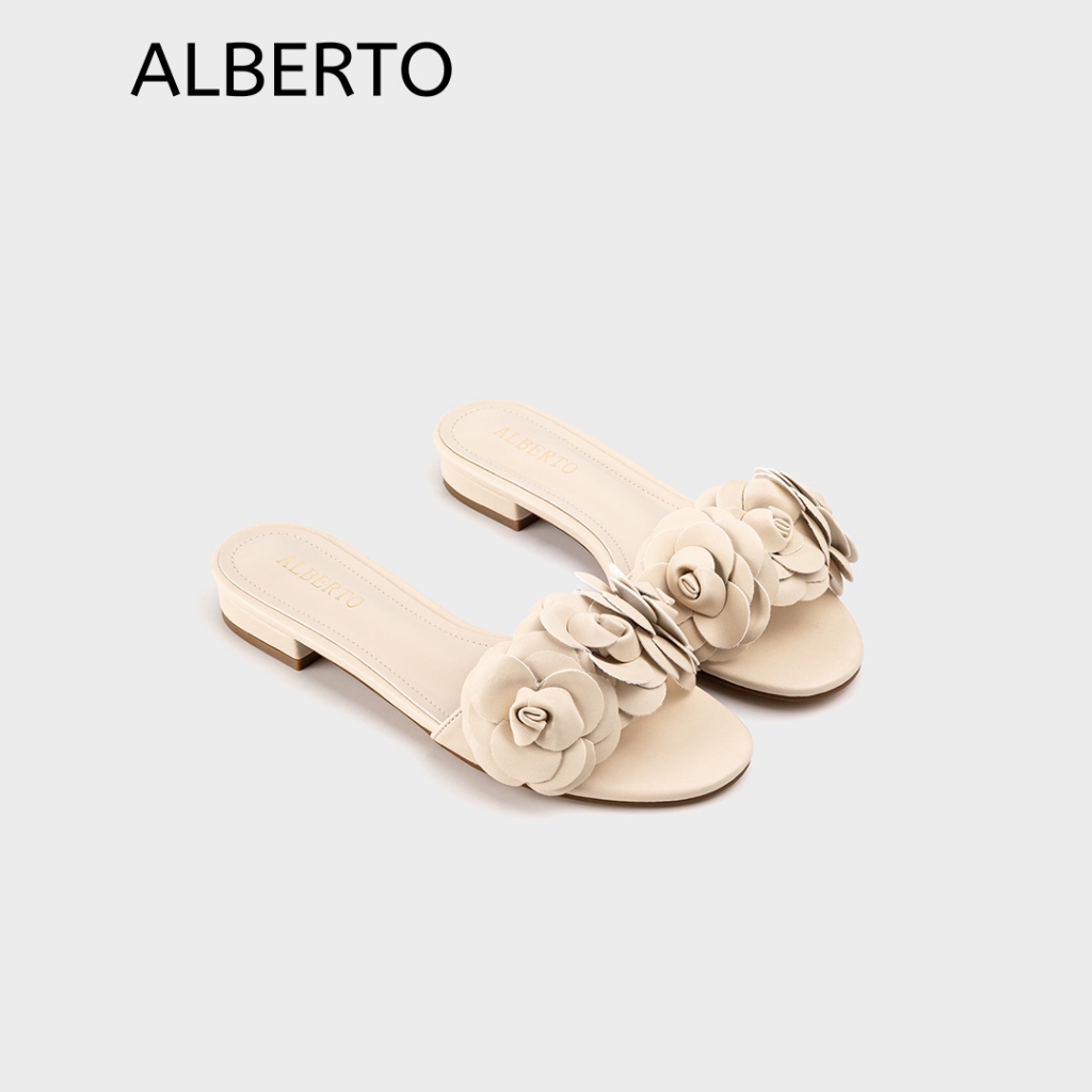 ALBERTO Women's Britanny Flat Sandals | Shopee Philippines