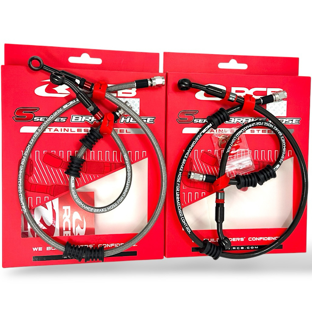 RCB BRAKE HOSE S-SERIES TEFLON AEROX ABS SET | Shopee Philippines