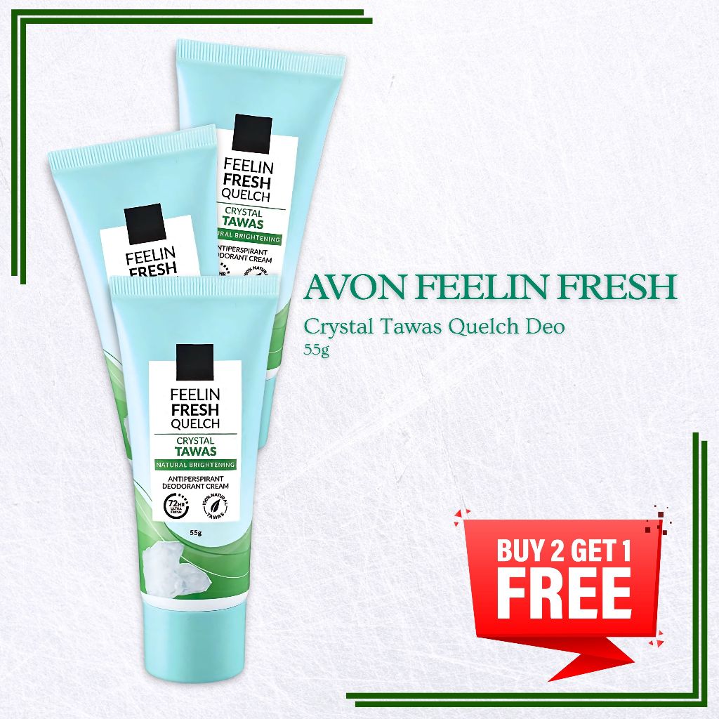 Buy1 take 1 Feelin Fresh Crystal Tawas Anti-Perspirant Deodorant Cream ...