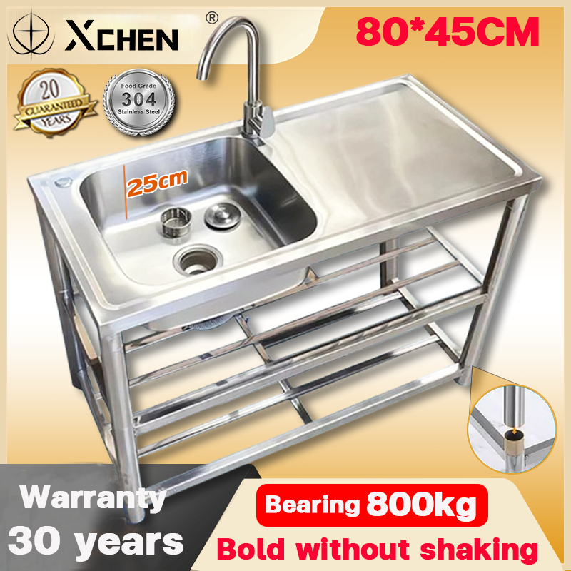 [Lowest price]304 Stainless Steel Kitchen sink lababo stainless ...