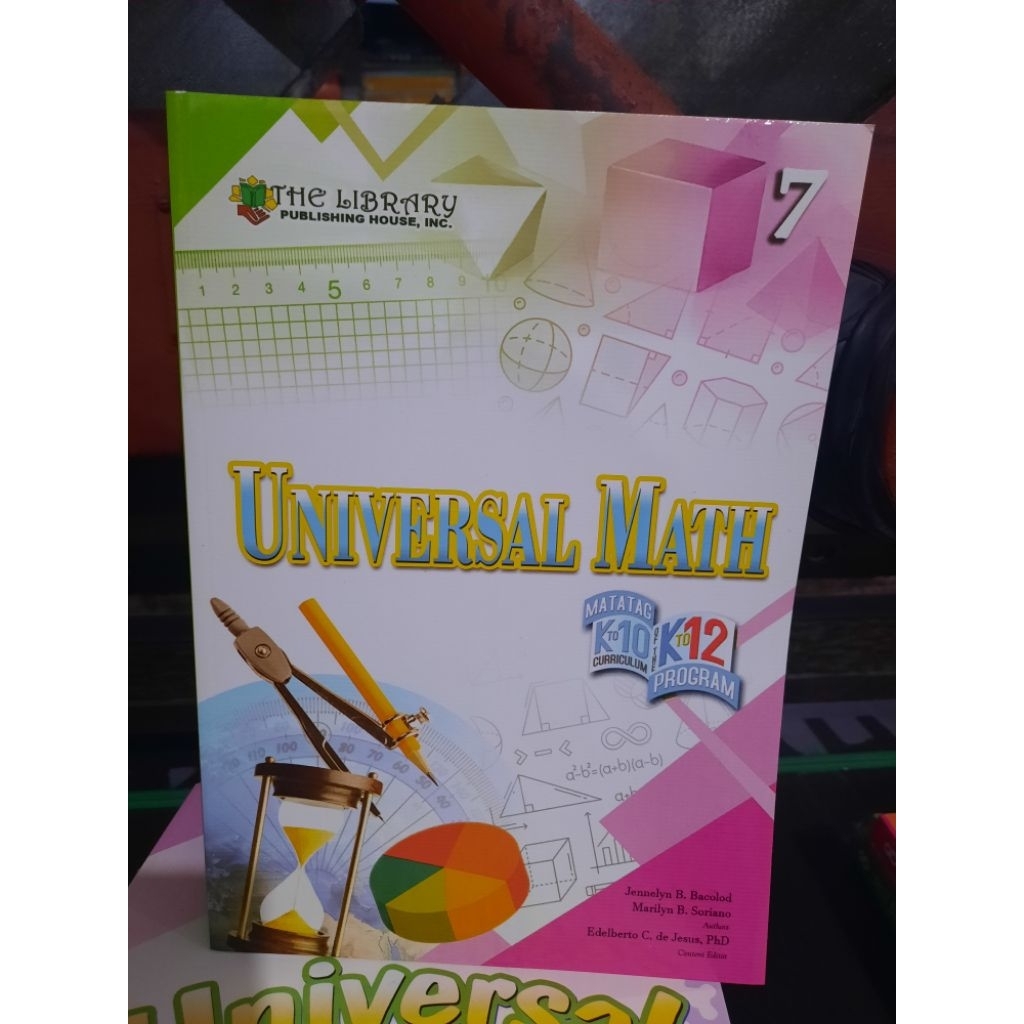 UNIVERSAL MATH Grade 7 2024c and Grade 8 2025c Matatag curriculum Brandnew Original Onhand ...