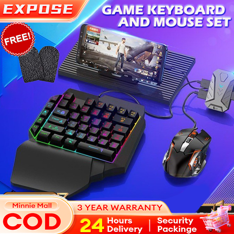 M1 Game keyboard PUBG CFM Artifact Keyboard and Mouse Set Mobile Games ...