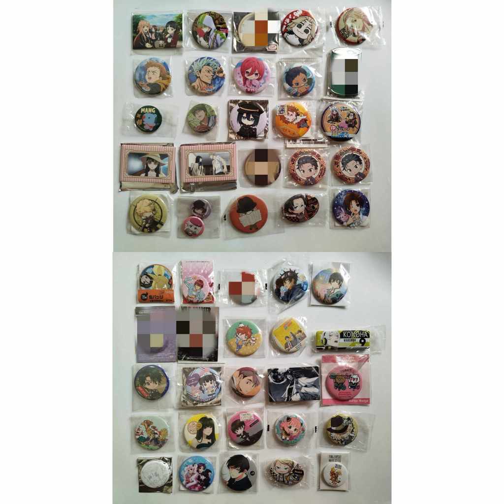 Assorted Anime Can Badge (Official) Good Selection | Shopee Philippines