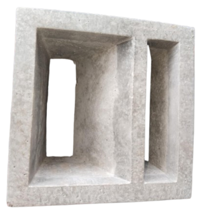 1pc Precast concrete louver blocks hard plastic mold breeze block #2 ...