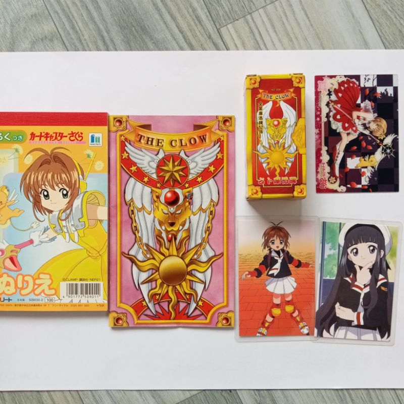 Card captor Sakura Bundle Mini Claw Card + coloring book + collect ...