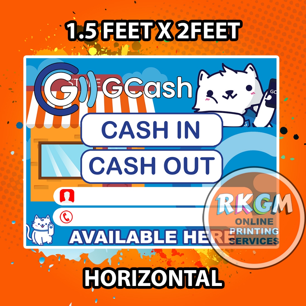 GCASH STORE TARPAULIN 10oz TARPAULIN | Shopee Philippines
