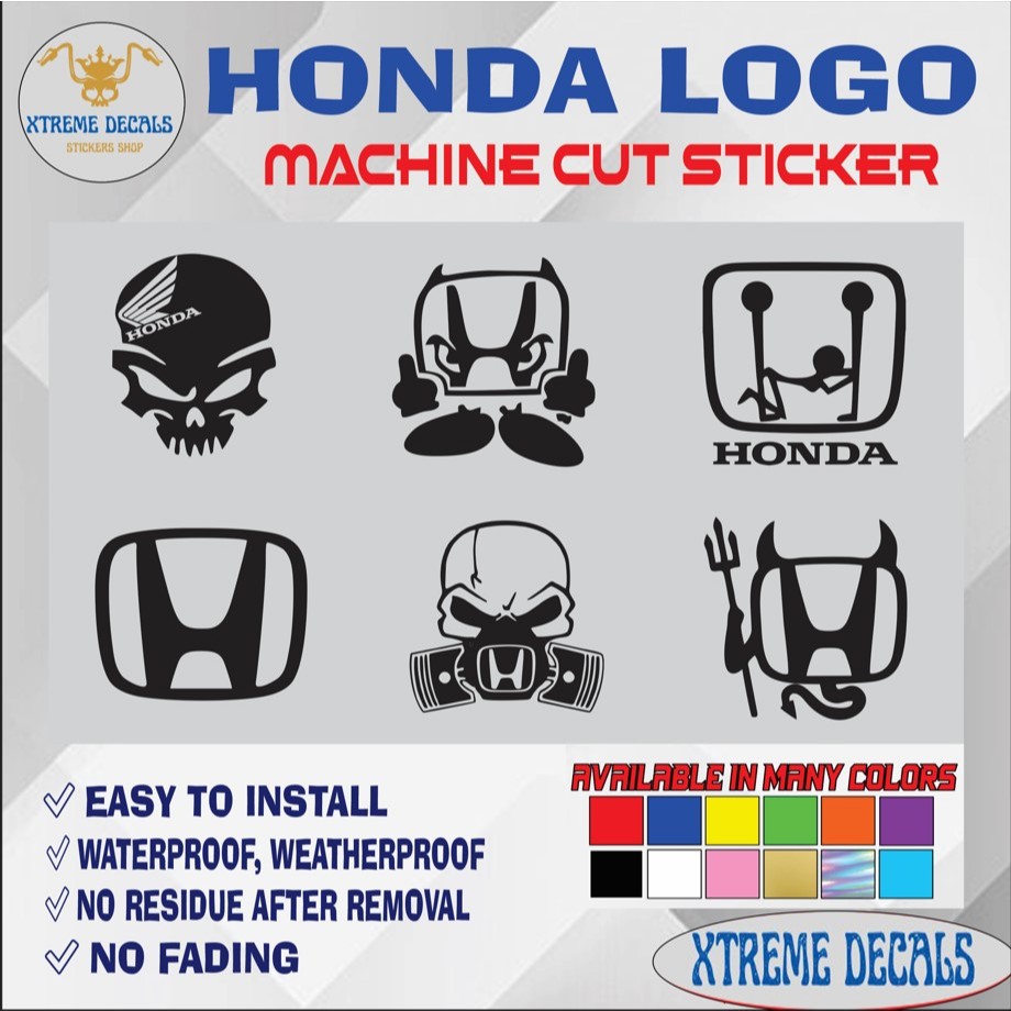 honda logo sticker design waterpprof | Shopee Philippines