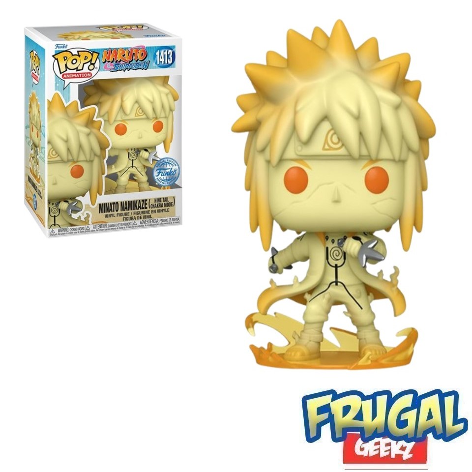 Funko Pop! Animation: Minato Namikaze (Nine Tail Chakra Mode) Funko ...