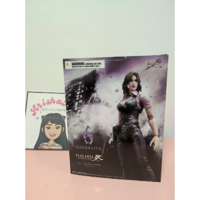 Square Enix Play Arts Kai Resident 6 Evil No. 2 Helena Harper Action ...