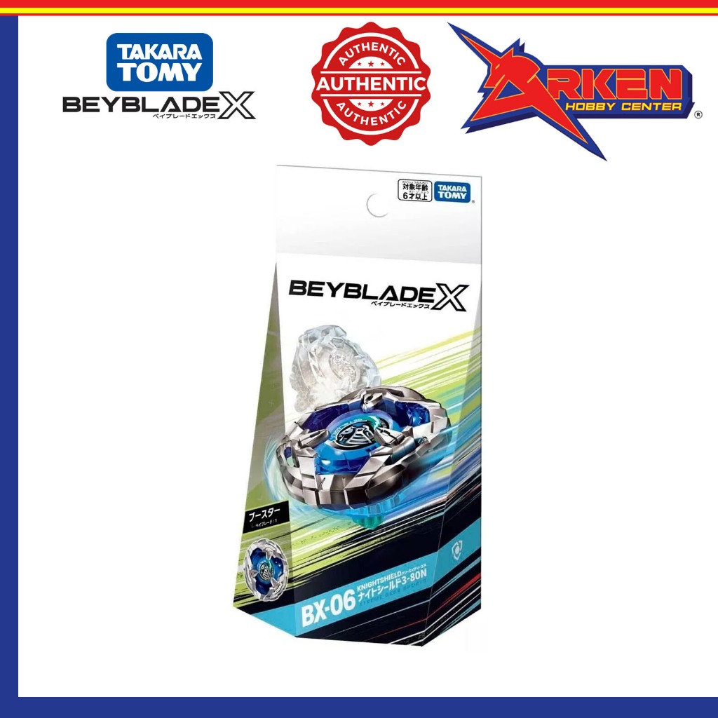 TAKARA TOMY - BX-06 KNIGHT SHIELD BOOSTER BEYBLADE X (BAN KEE) | Shopee ...