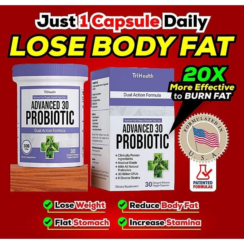 ORIGINAL ADVANCED 30 PROBIOTIC FOR LOSE BODY FAT | Shopee Philippines