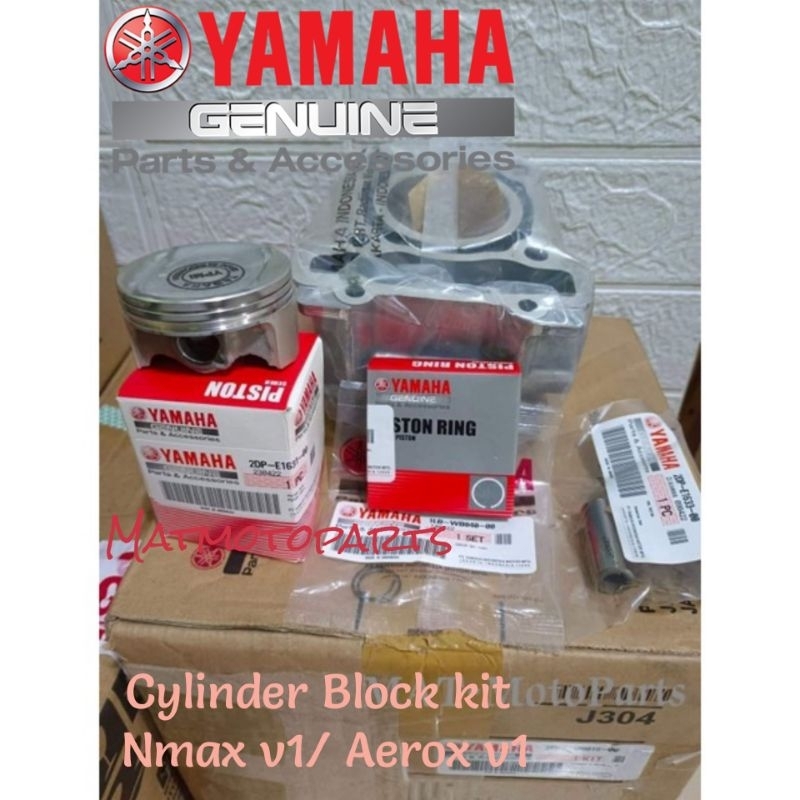 Nmax v1 / Aerox v1 Yamaha Genuine Block Set / kit (Block/Piston/Pin ...