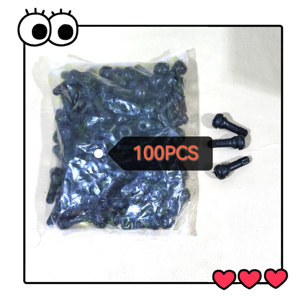 MOTORCYCLE TIRE VALVE PITO UNIVERSAL 100PCS | Shopee Philippines