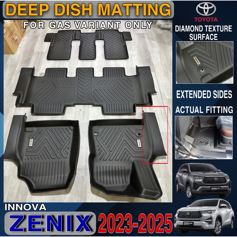Toyota Innova Zenix V 2023-2025 Deep Dish Matting | Shopee Philippines