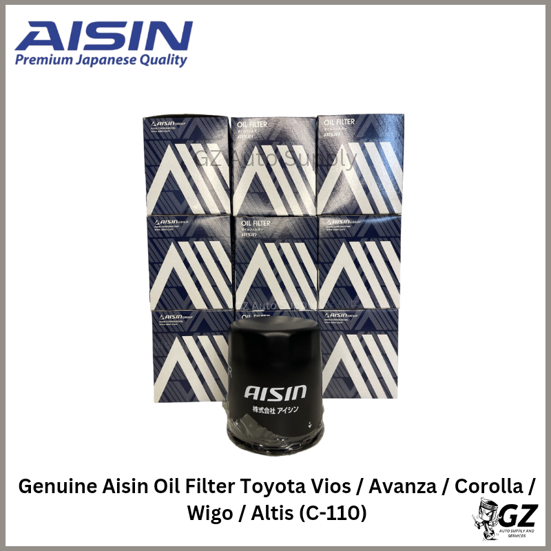 Genuine Aisin Oil Filter Toyota Vios / Avanza / Corolla / Wigo / Altis ...