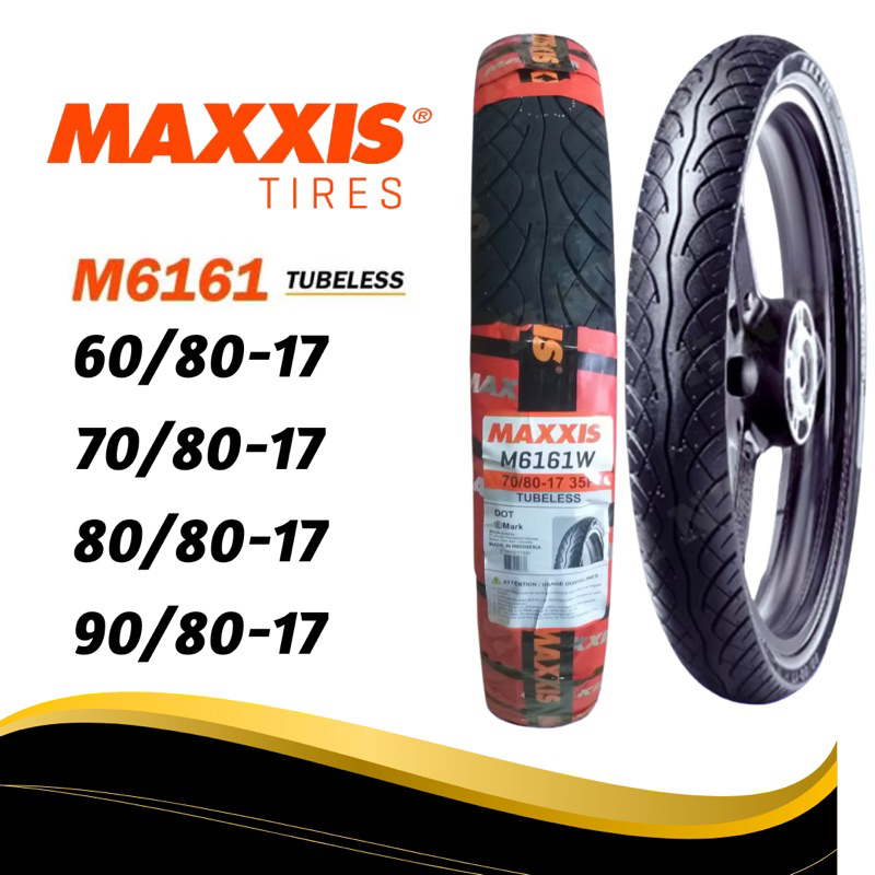 Maxxis Tubeless Tire by 17 (M6161W) (MA-G1) | Shopee Philippines