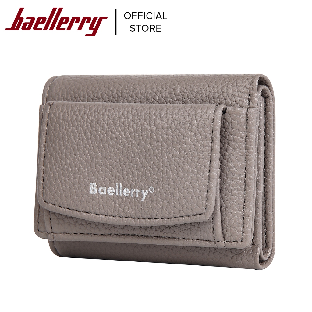 Baellerry New Classic Simple Coin Pocket Small Purse Credit Card Holder ...
