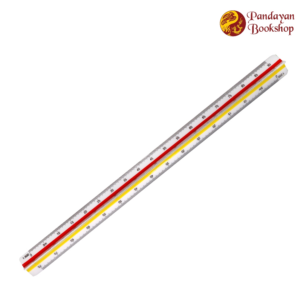Triangular Scale Ruler 30cm | Shopee Philippines