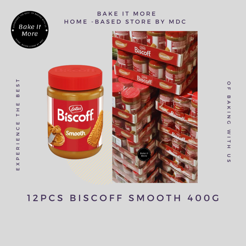 1case/12pcs Lotus Biscoff Spread Smooth and Crunch 400g | Shopee ...