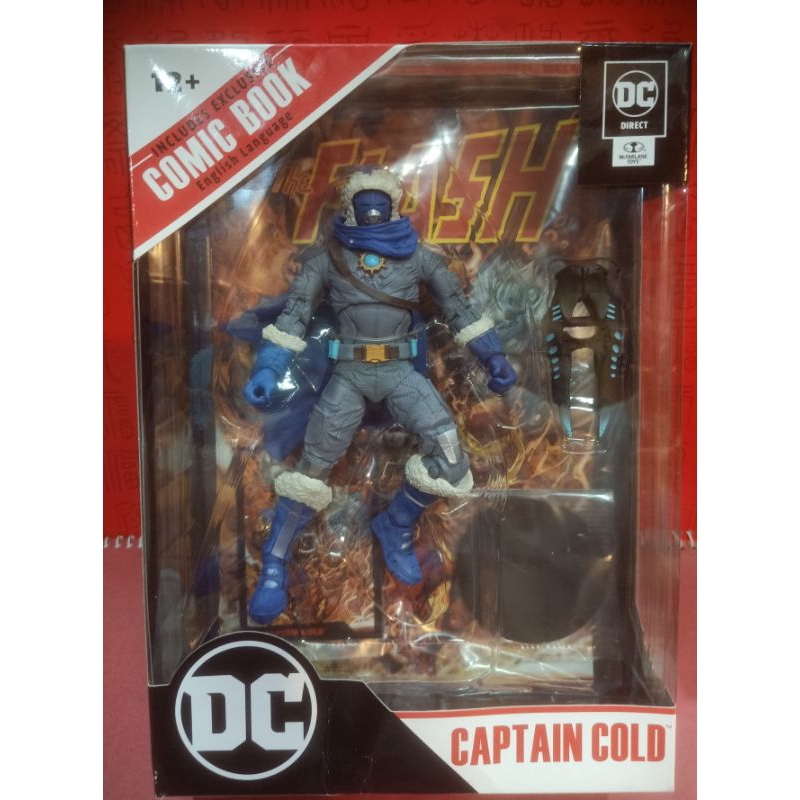 DC DIRECT MCFARLANE PAGE PUNCHERS - CAPTAIN COLD ACTION FIGURE WITH ...