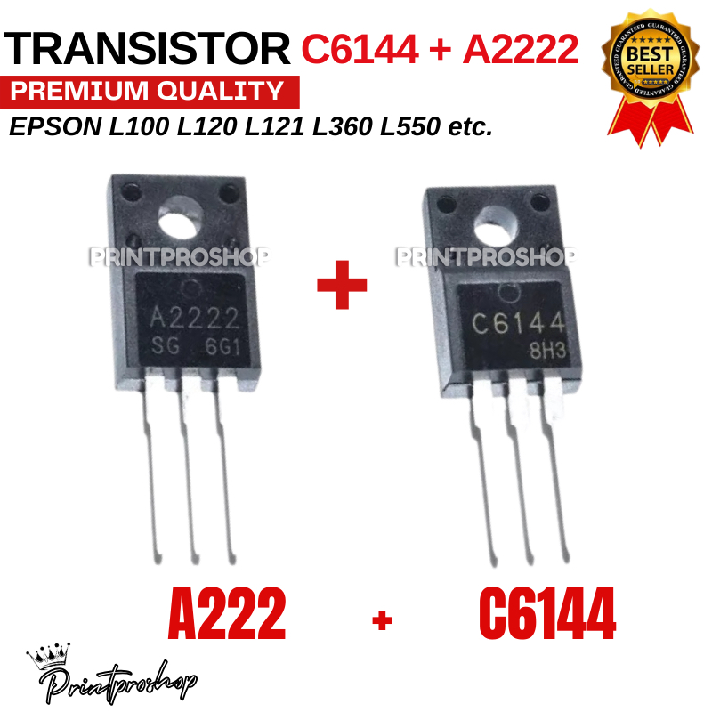 A2222 + C6144 Transistor for Epson Boards Parts (1Set) | Shopee Philippines