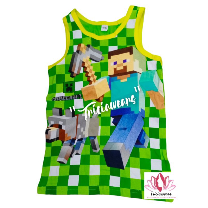MINECRAFT Character Sando For Kids Cotton/Spandex | Shopee Philippines