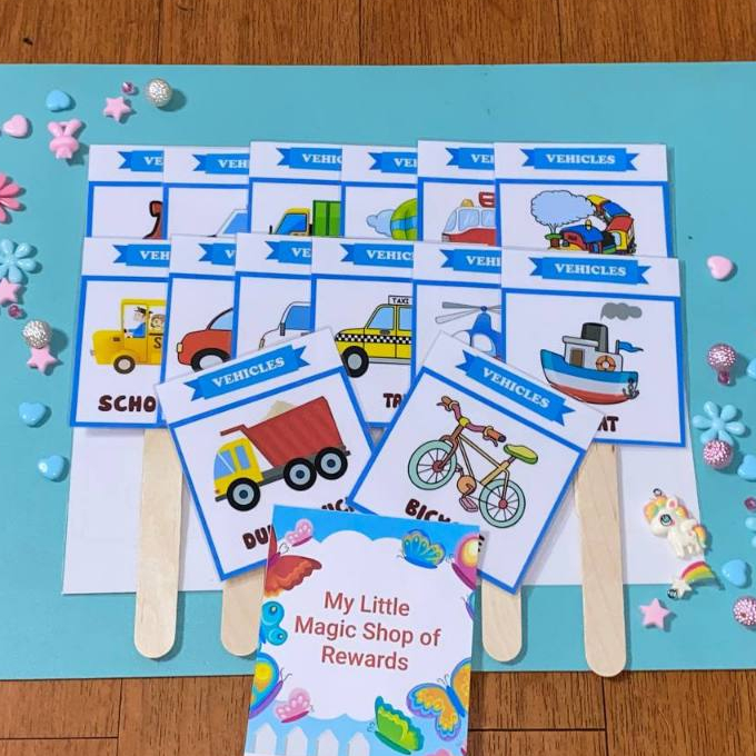 ESL FLASHCARD - 14 Vehicles Flashcard for Kids! | Shopee Philippines