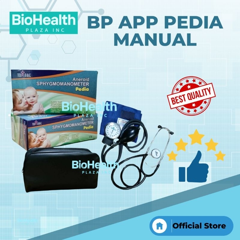 BP APPARATUS SET PEDIA (Steth and Aneroid)-TOPCARE | Shopee Philippines
