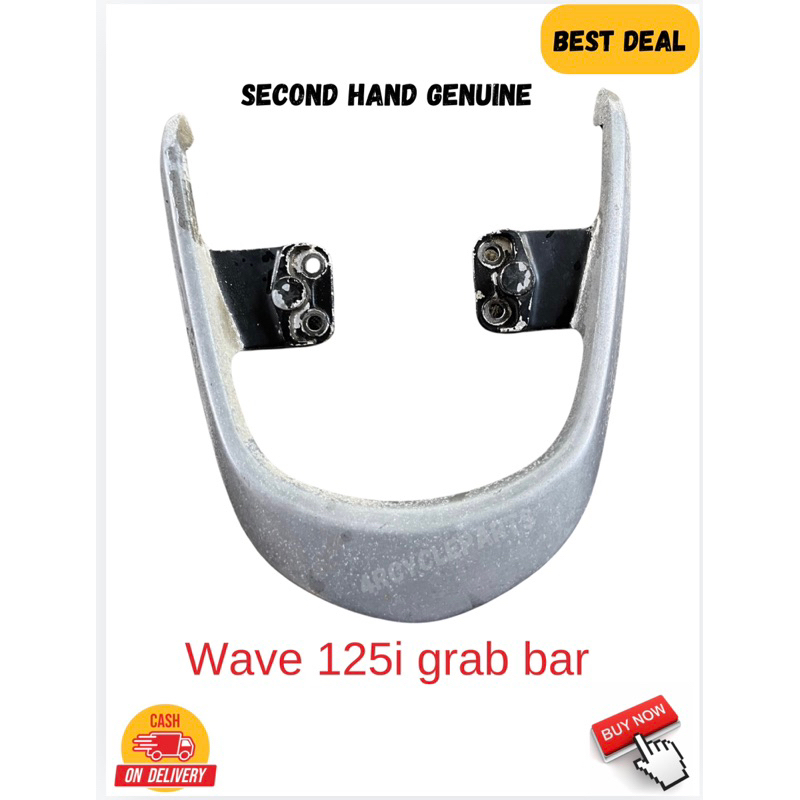 Wave 125i Stock Grab bar/spoiler SECONDHAND GENUINE | Shopee Philippines
