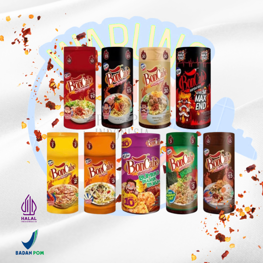 BON CABE CHILI FLAKES SPICY ORIGINAL KOBE BRAND CONDIMENTS SEASONING ...