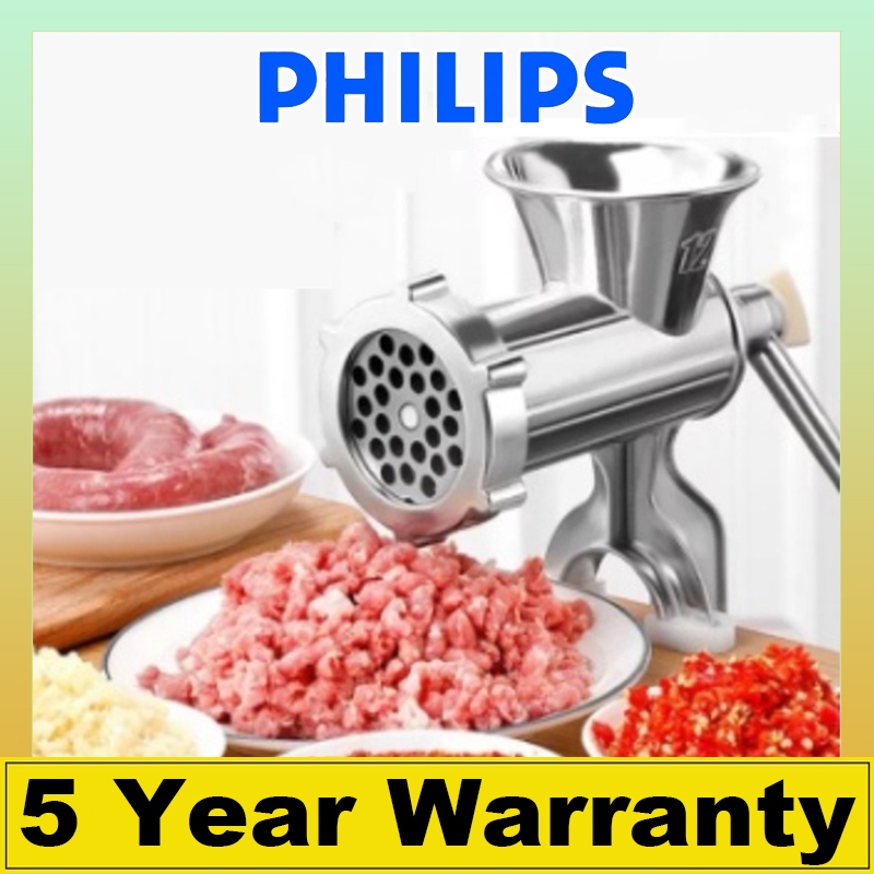 PHILIPS Food Mixer Chopper Meat Grinder Table Hand Mincer Sausage ...