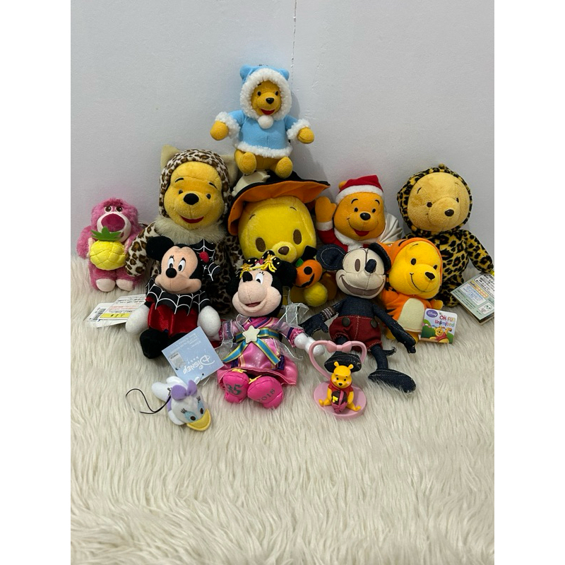 Disney Character vintage mini toys and stuffed toys Winnie the Pooh ...