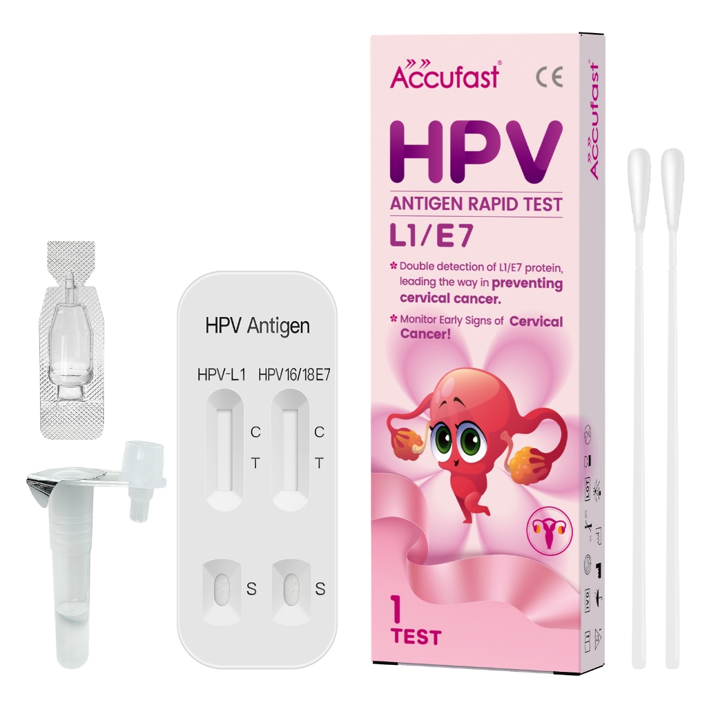 ACCUFAST HPV Home Test Kit L1/E7 Rapid Test Kit for Women Early HPV ...