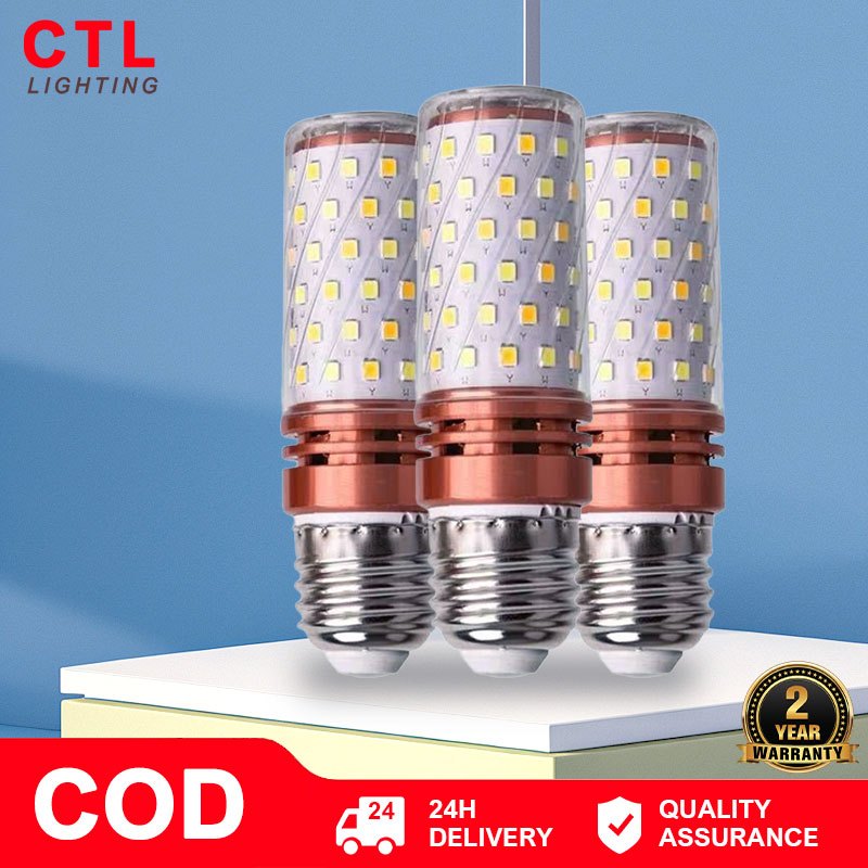 Philips LED Light Bulb E27 LED Corn Bulbs Tricolor Lamp Light Energy ...