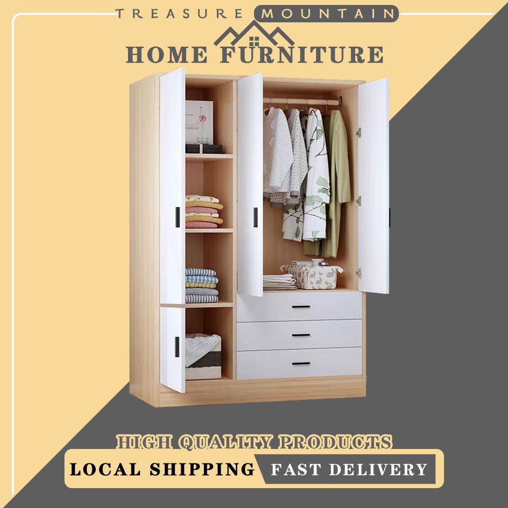 （COD）Modern minimalist wardrobe, bedroom, home, economy wardrobe ...