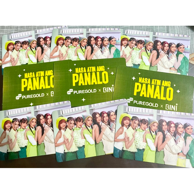 Puregold X Bini photocards BACK TO BACK UNOFFICIAL Limited Photocard ...