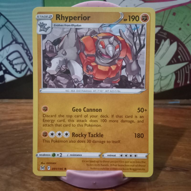 Rhyperior - 91/196 - Rare Lost Origin Pokemon TCG | Shopee Philippines