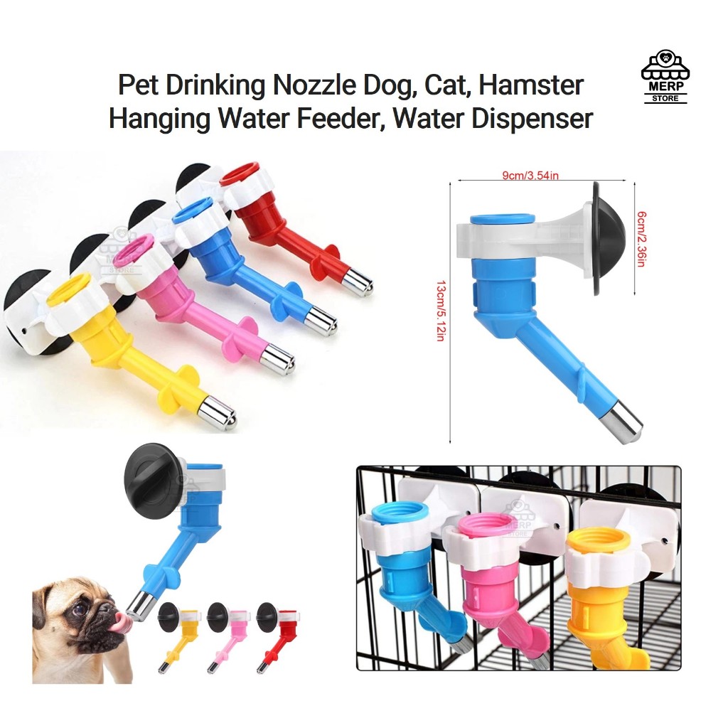 Pet Drinking Nozzle Dog, Cat, Hamster Hanging Water Feeder, Water ...