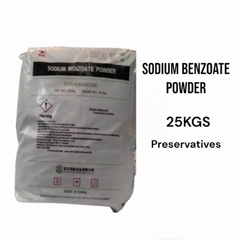 SODIUM BENZOATE 25kgs/bag (Food Grade | Preservative) | Shopee Philippines